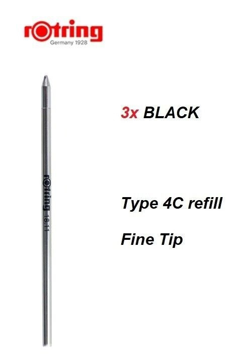 Rotring 4C Multi-pen ballpoint refill Fine Tip | Pensworld