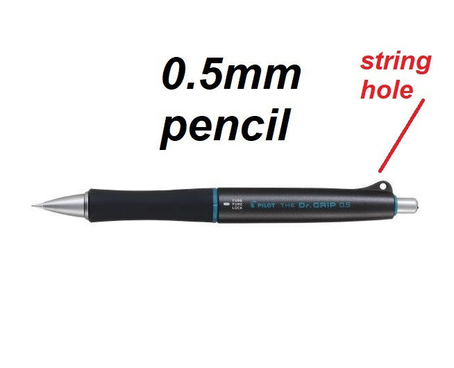 Pilot Dr Grip Mechanical Pencil 0.5mm with STRING HOLE