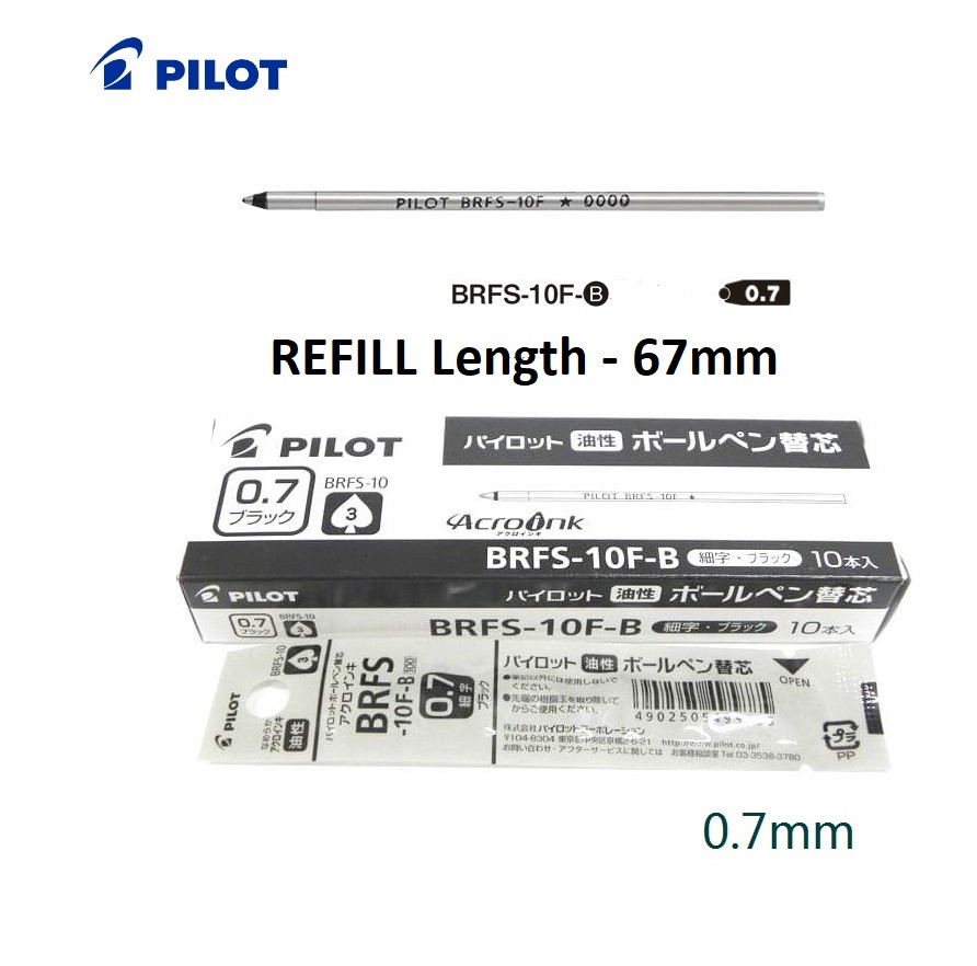 Pilot BRFS-10F Refills 0.7mm (D1) | PENSWORLD