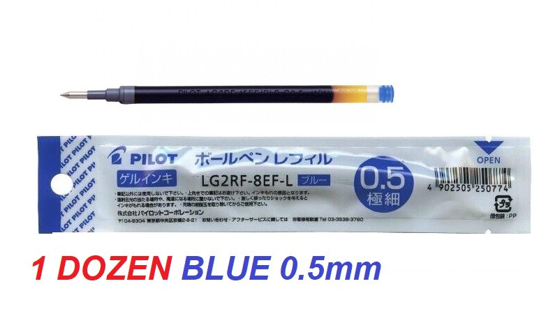 Uniball, Pilot, Pentel and Zebra pen ink refills