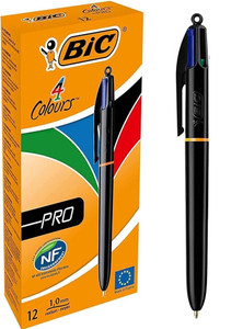 BIC 4 COLOURS PRO retractable ballpoint pen 1.0mm