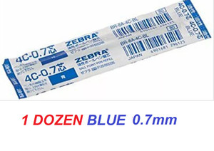 ZEBRA 4C Ballpoint pen refills 0.7mm ~ PENSWORLD