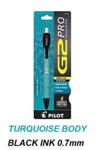 |Pilot G2 Pro Premium Retractable Gel ink Pen 0.7mm