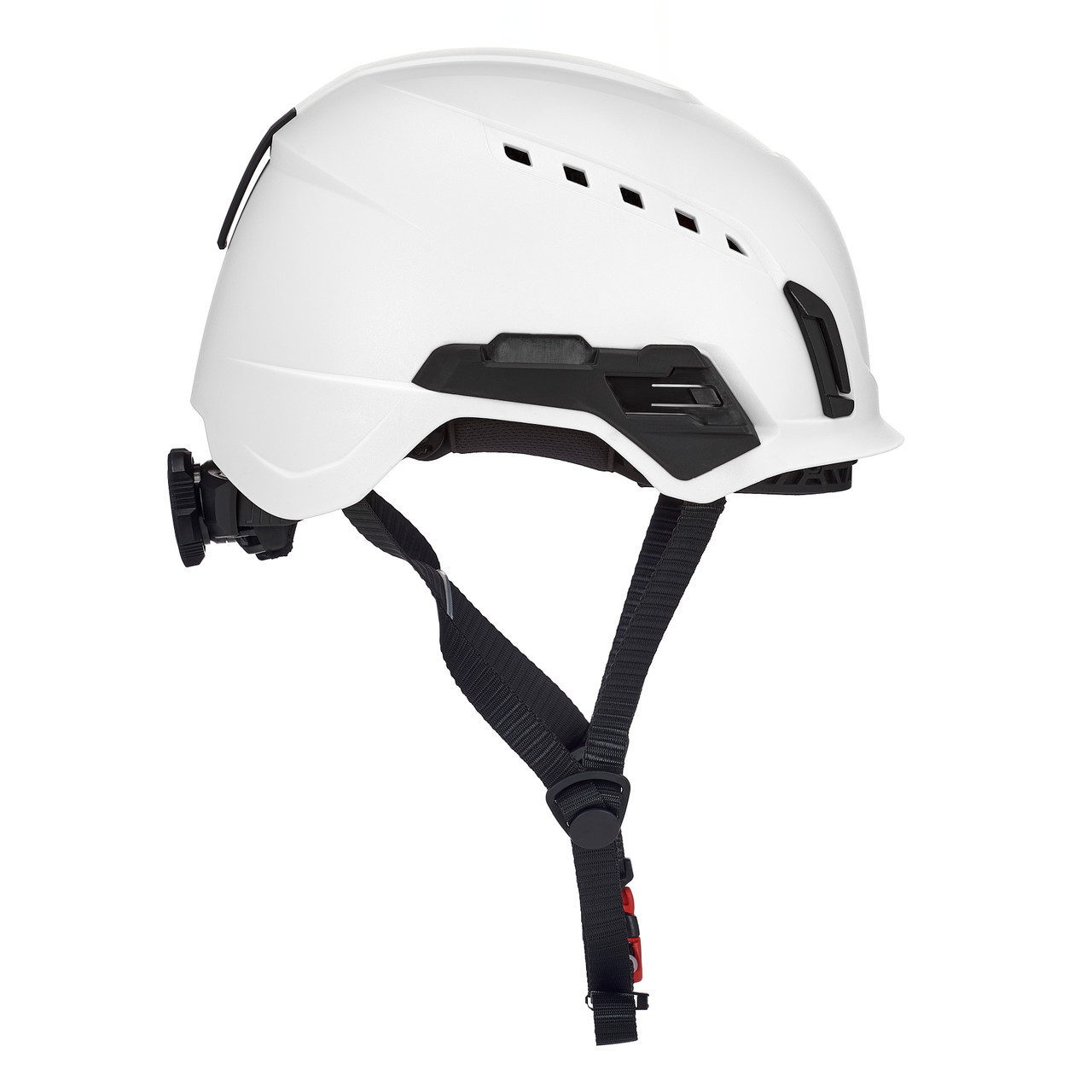 MSA V-Gard H2 Vented Safety Helmet, ANSI Type II, Class C, Ratchet ...