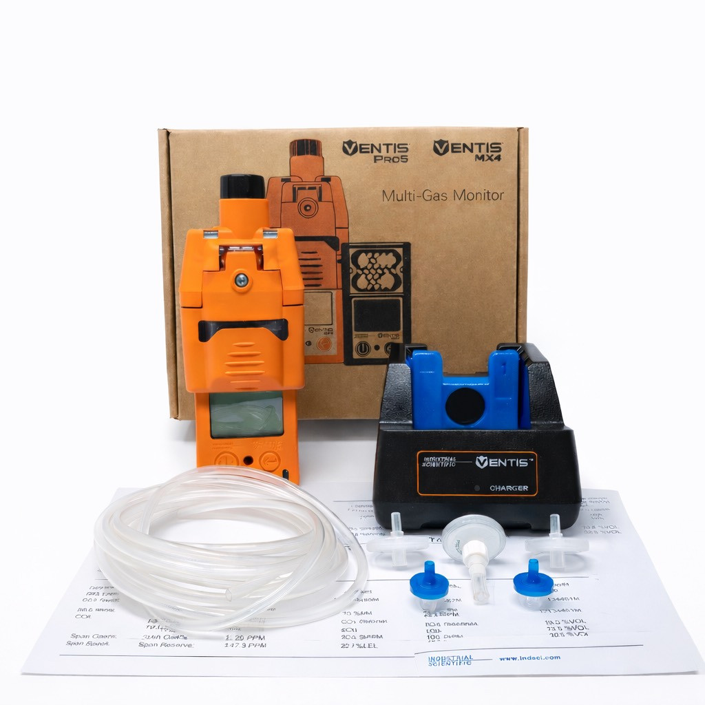 Industrial Scientific Ventis MX4 VTS-K1232111101 4-Gas Detector, Pumped ...