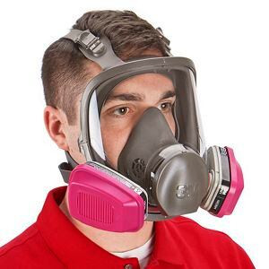 Full Face Respirator Mask SJL Plastic Lens Replacement Part Lens ...