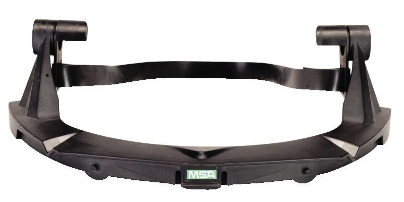 MSA V-Gard Frame for Full Brim Hard Hats, Heavy Duty Flat Rubber Strap ...