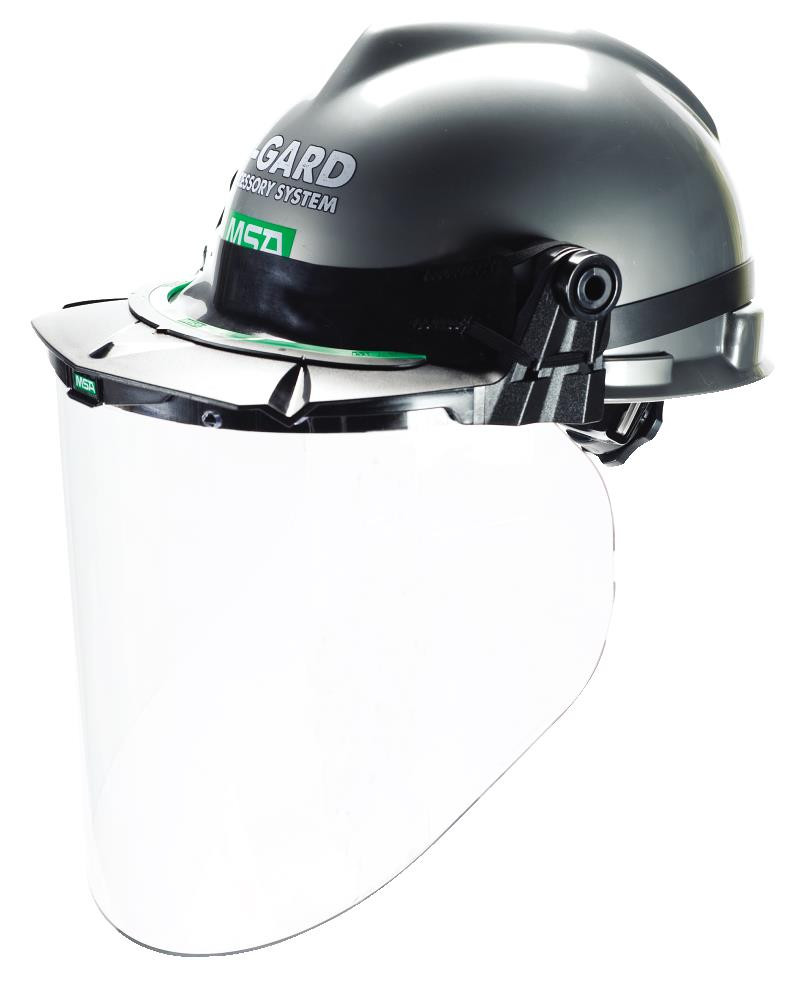 MSA V-Gard® Heavy Duty Visor with High Performance Anti-Fog and Anti ...