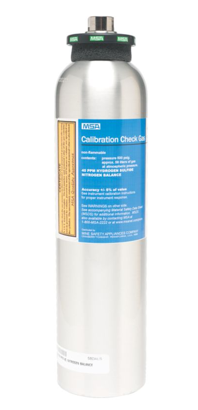 MSA 10150596 Model RP Calibration Test Gas, 116 Liter Quad Mix for ...