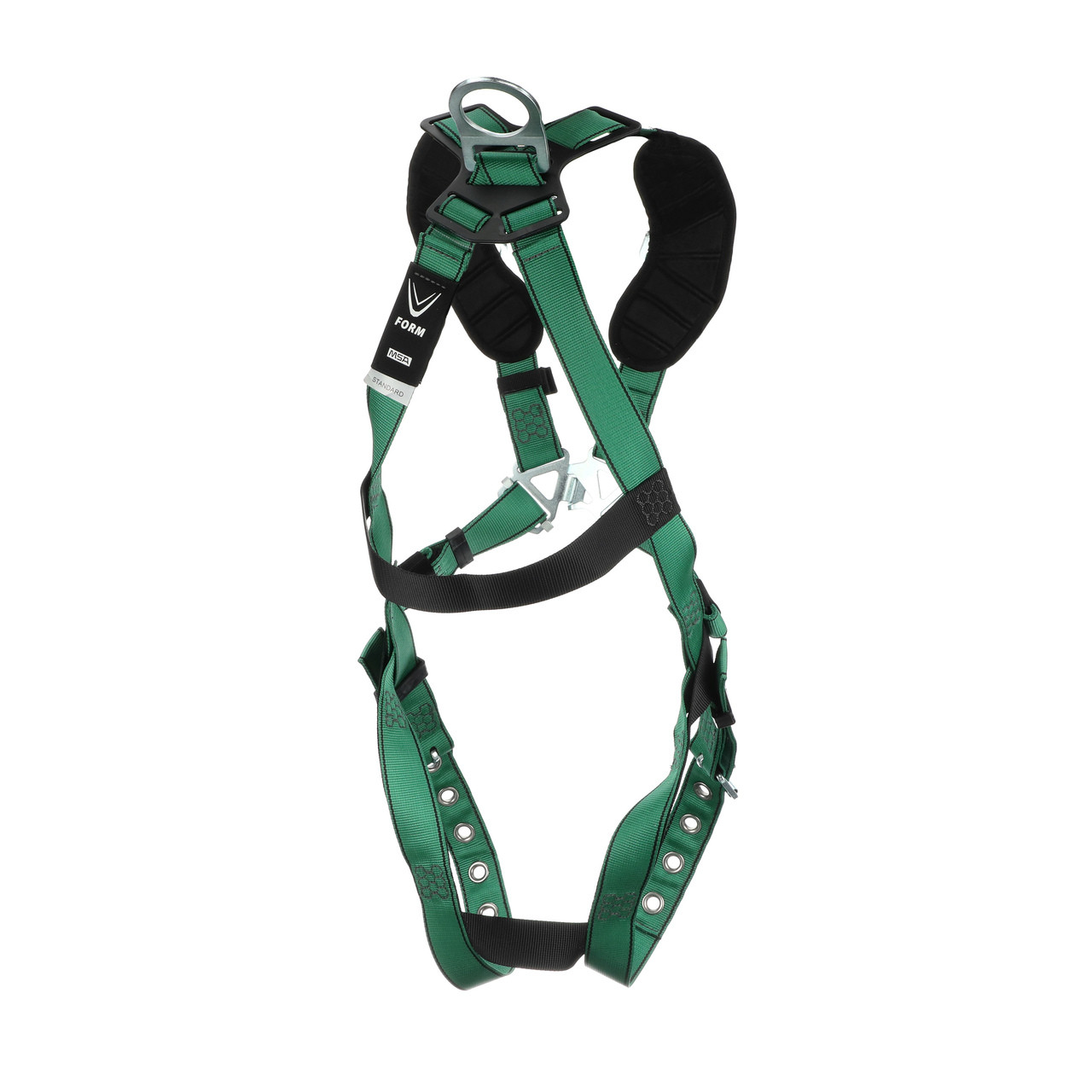 MSA V-FORM™ Full Body Harness with Back & Shoulder D-Rings, Tongue ...