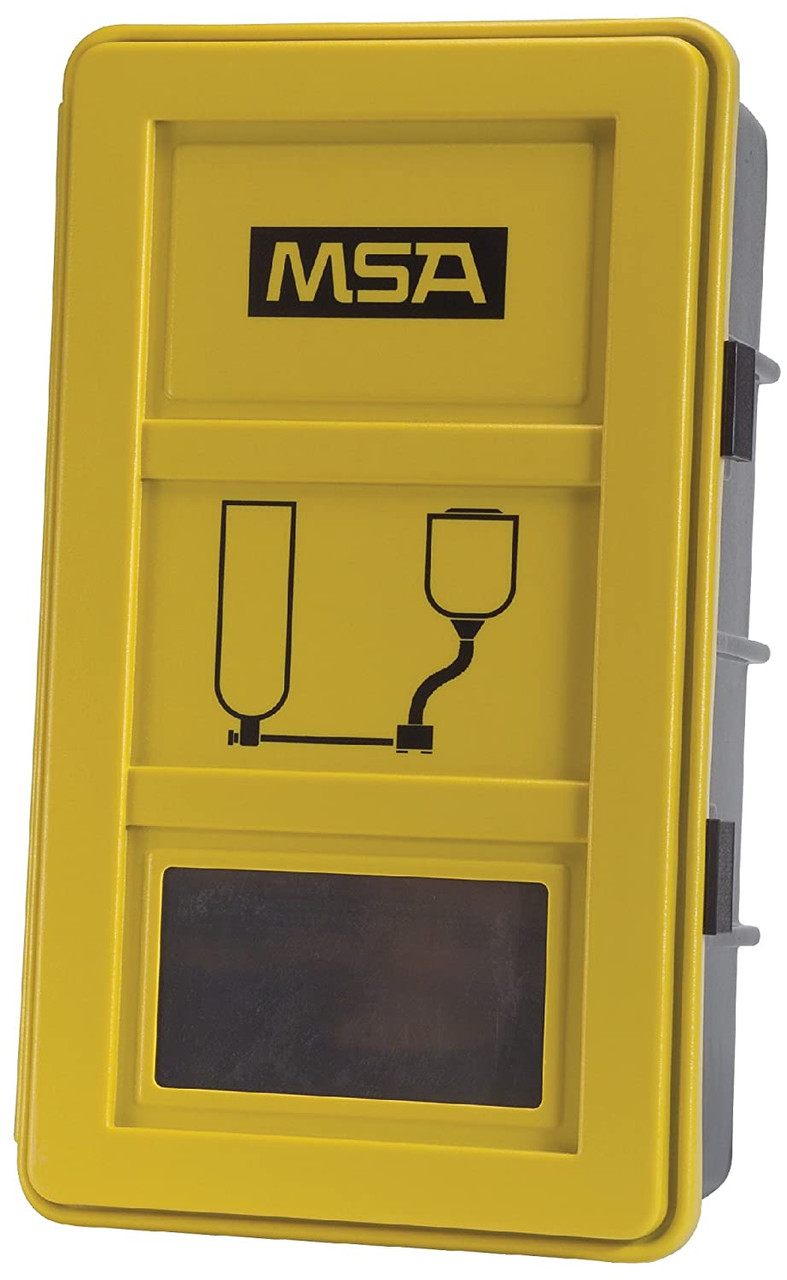 MSA 10052744 Wall Mount Storage Cabinet for SCBA's Supplied with LP30 ...