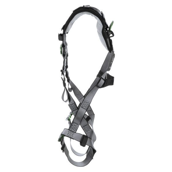 MSA V-FIT Harness, Back, Chest & Hip D-Rings, Quick-Connect Leg Straps ...