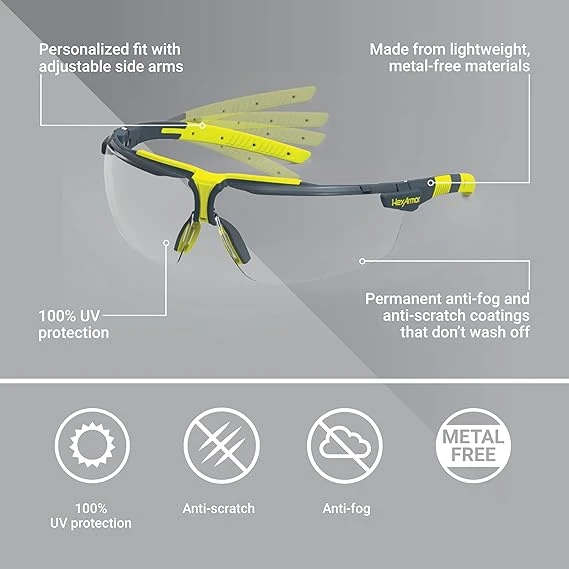 HexArmor VS300 Safety Eyewear | Self-Tint Variomatic Lens & TruShield ...