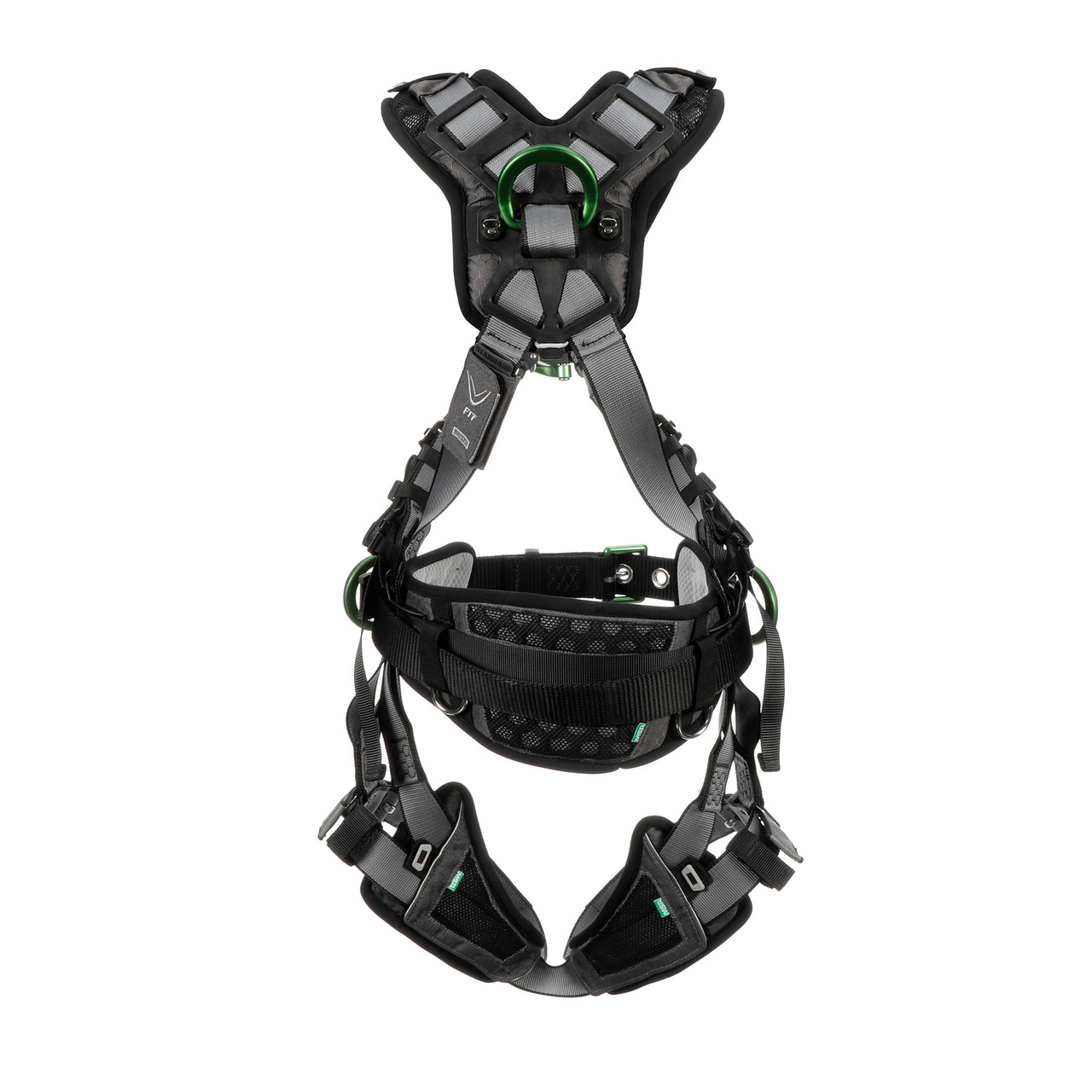 MSA V-FIT Construction Harness, Back & Hip D-Rings, Tongue and Buckle ...