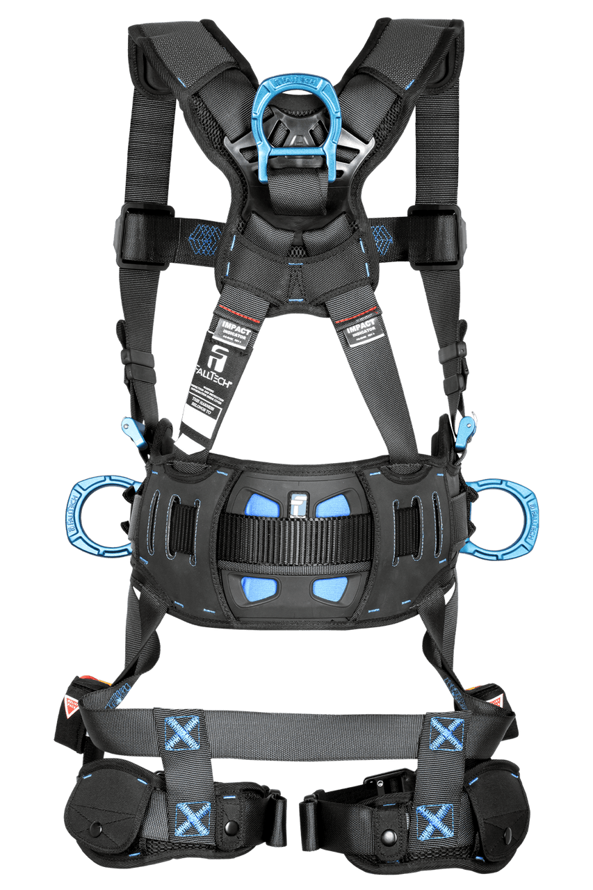 FallTech FT-One 8123BQC Construction Harness with Padded Belt, Back and ...