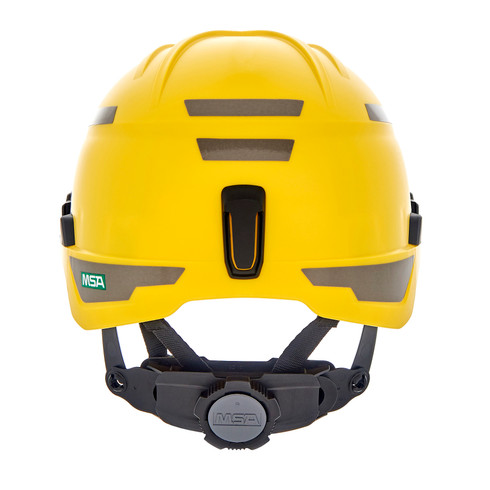 MSA V-Gard® H1 Non-Vented Safety Helmet with Chinstrap and Fas-Trac ...