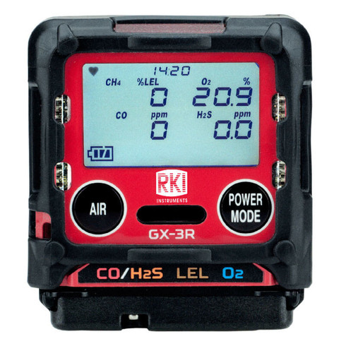 72-RA-C RKI GX-3R 4-gas Personal Gas Detector