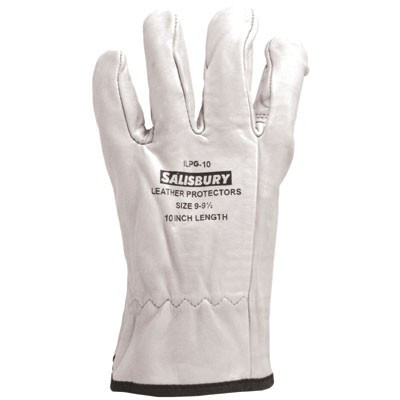 Salisbury® 10" Goatskin Electricians Leather Protector Gloves # ILPG10 ...