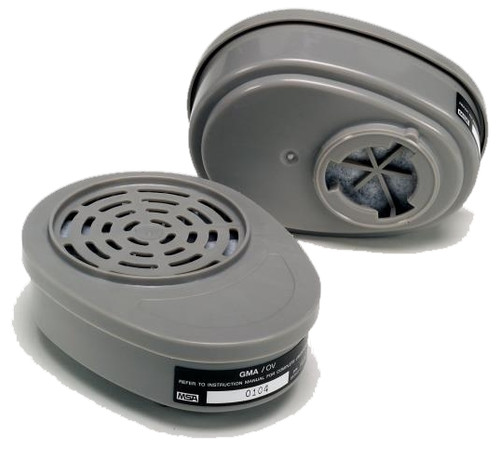MSA 815355 Advantage Series GMA Organic Vapor Respirator Cartridges, 1 ...