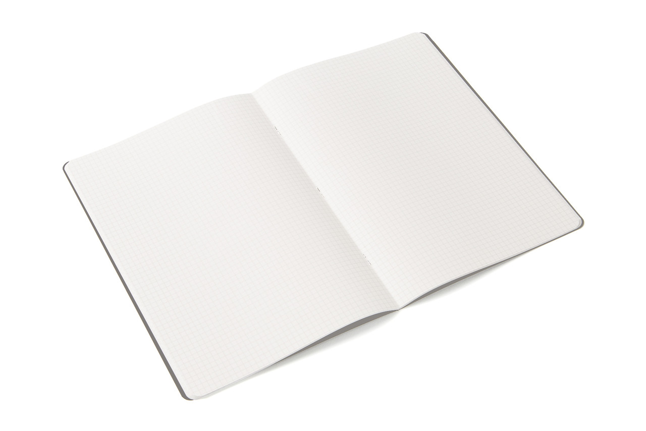 Fabriano Ecoqua Original Staple-Bound Notebook A4 Grid Cherry - Wet ...