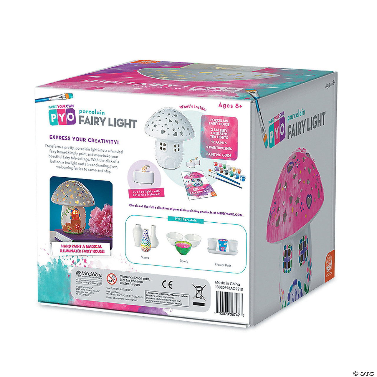 Mindware Paint Your Own Porcelain Fairy Light - Wet Paint Artists ...