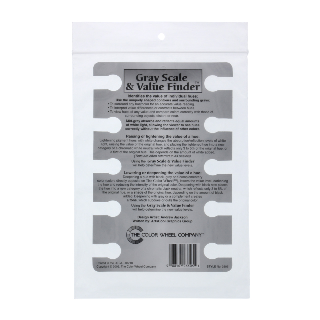 Color Wheel Co Gray Scale and Value Finder - Wet Paint Artists ...