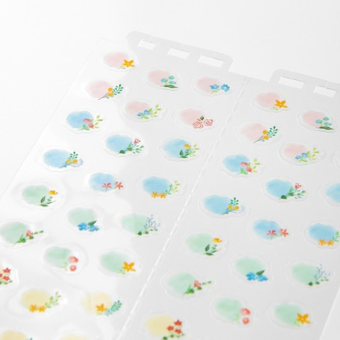 Midori Calendar Stickers M Flowers - Wet Paint Artists' Materials and ...