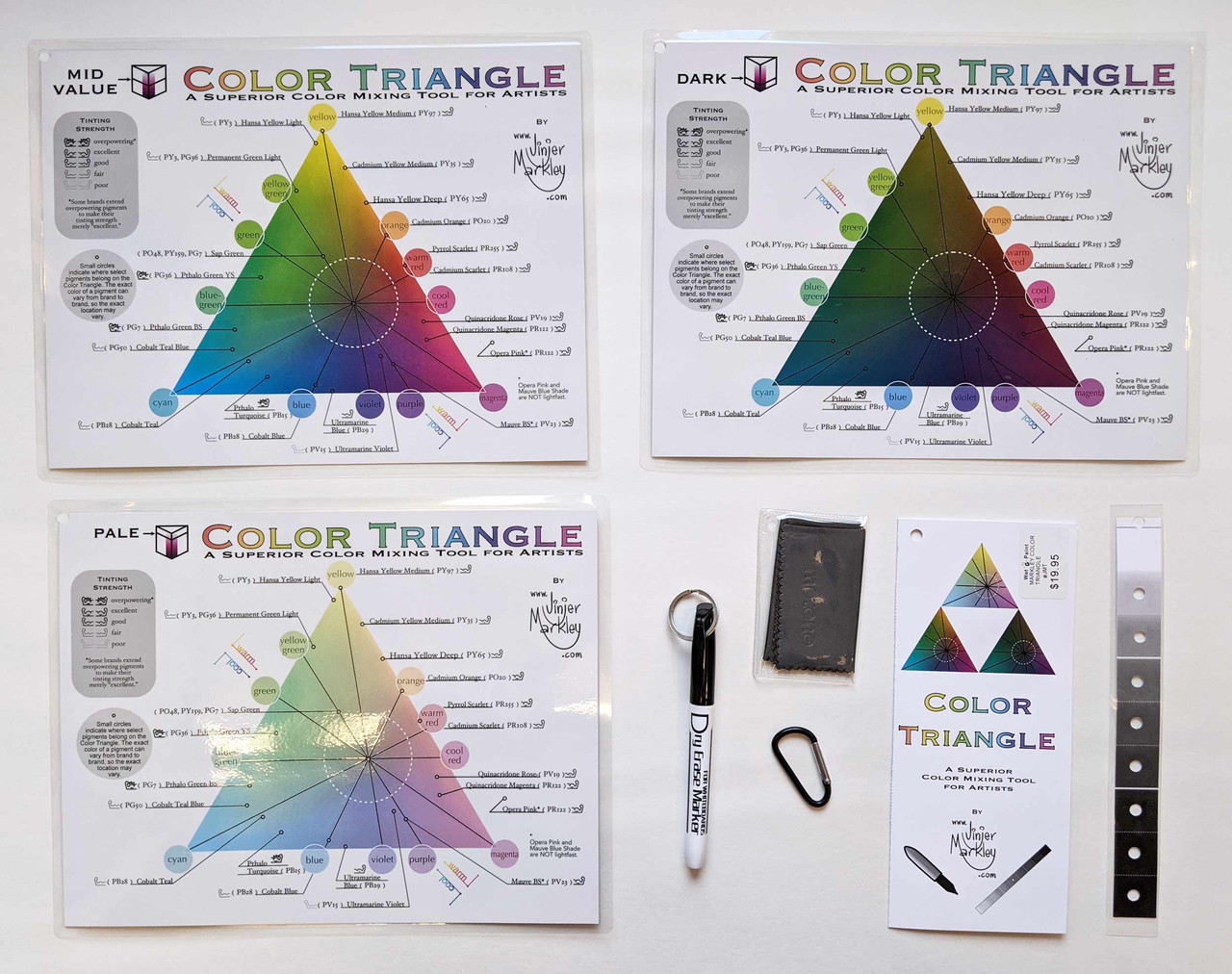 Jinjer Markley's Color Triangle - Wet Paint Artists' Materials and Framing