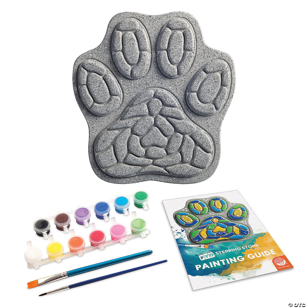 Mindware Paint Your Own Stepping Stone: Paw Print - Wet Paint Artists ...