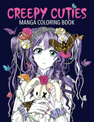 manga coloring book for kids