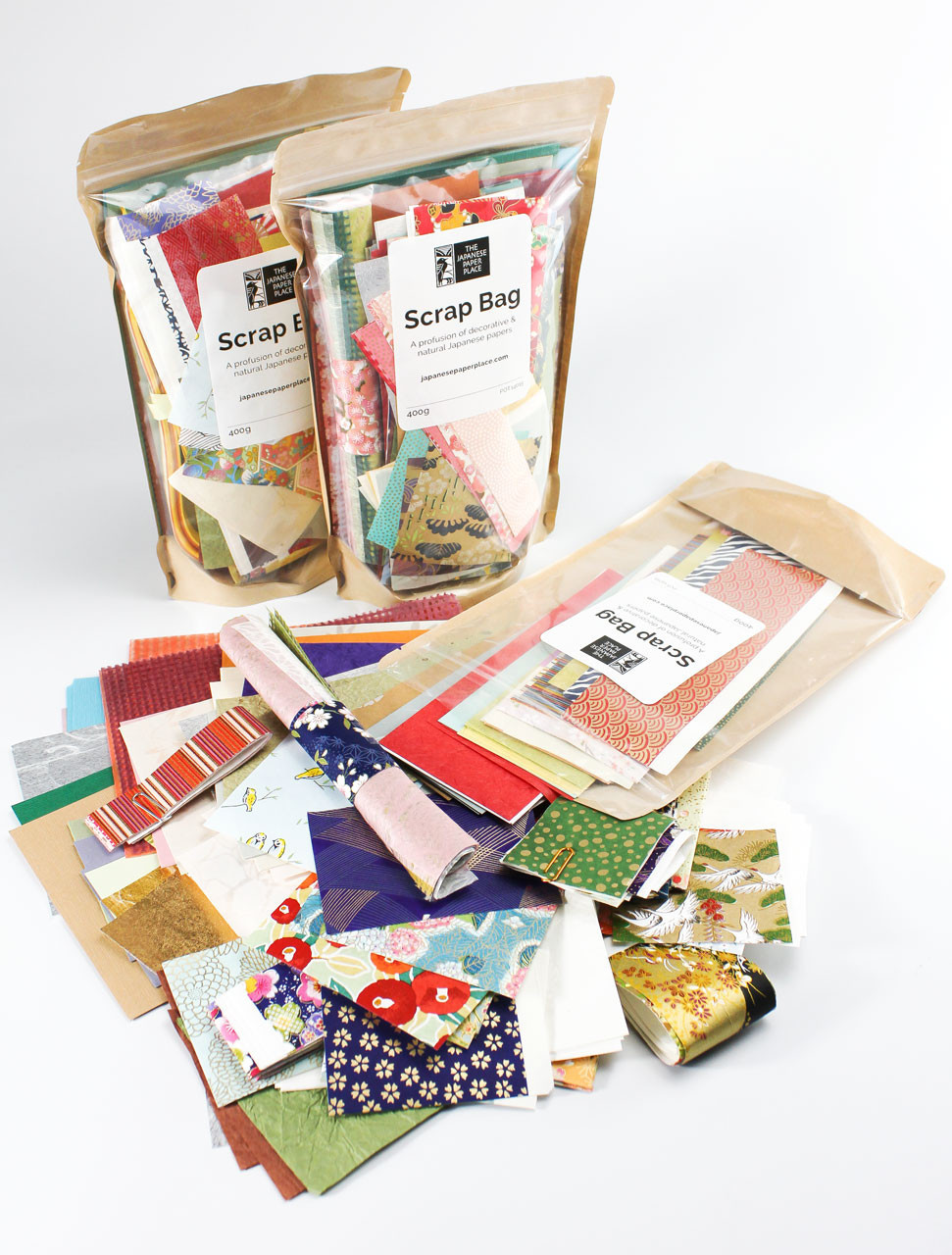Japanese Paper Place Scrap Bag 400G - Wet Paint Artists' Materials and ...