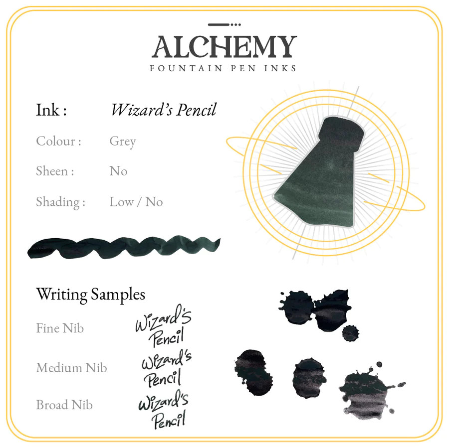 Endless Alchemy Fountain Pen Ink 45ml Wizard Pencil - Wet Paint Artists ...