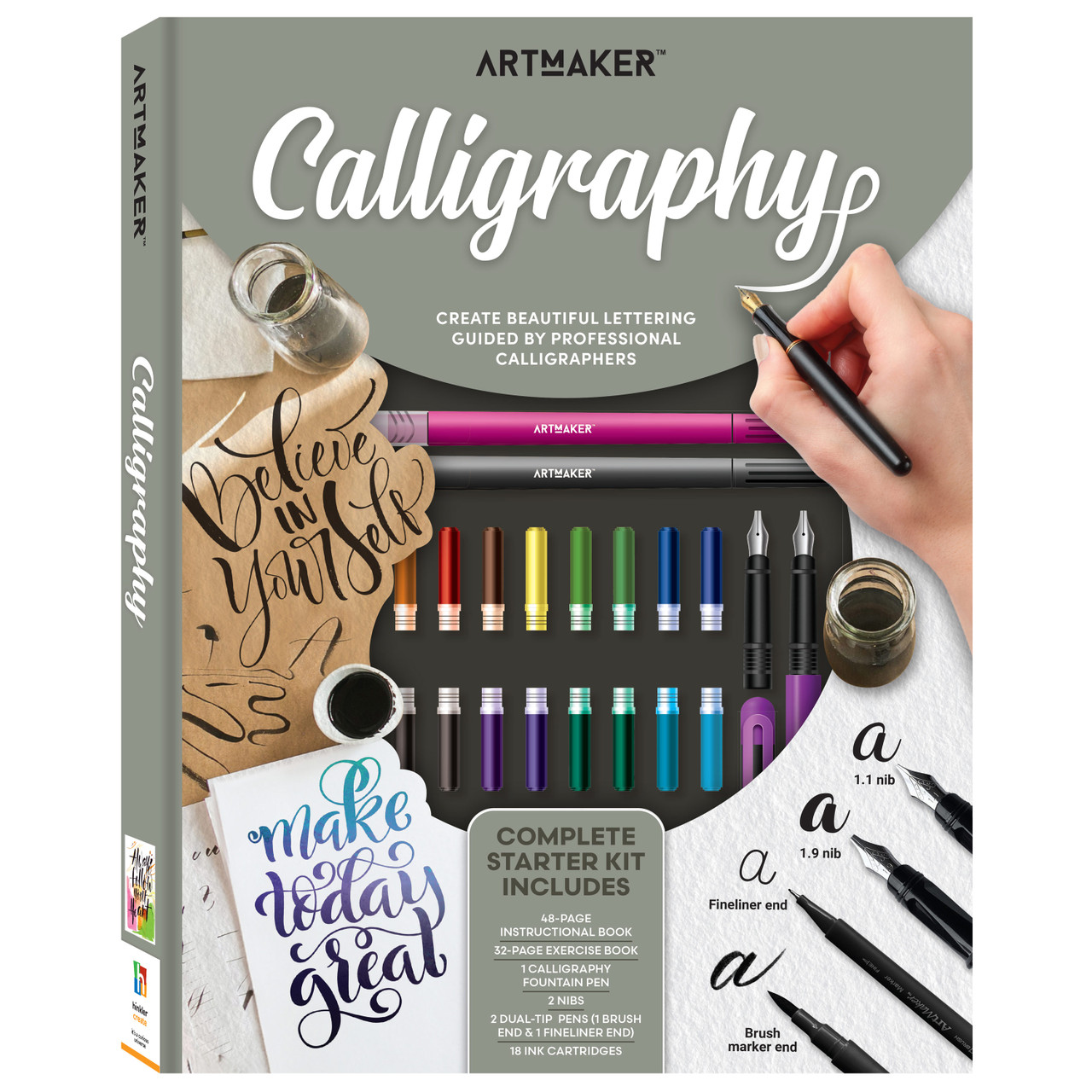 Art Maker Studio Calligraphy Kit - Wet Paint Artists' Materials and Framing