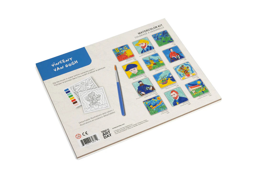 Today is Art Day Watercolor Kit Vincent van Gogh - Wet Paint Artists ...