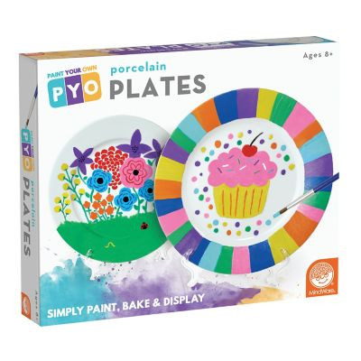 Mindware Paint Your Own Porcelain Plates - Wet Paint Artists' Materials ...