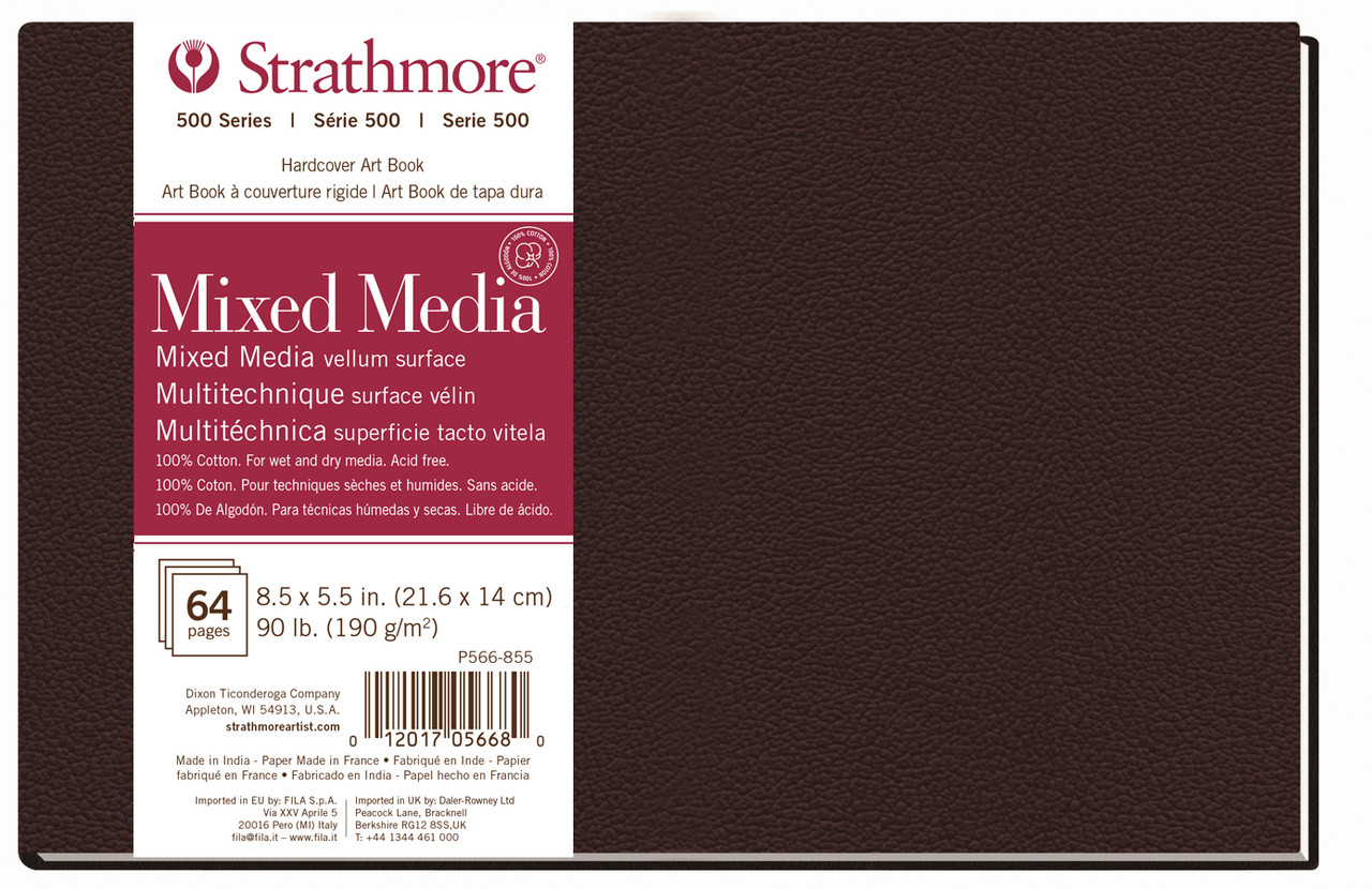 Strathmore Art Book 500 Series Hardcover Mixed Media 8.5x5.5 ...
