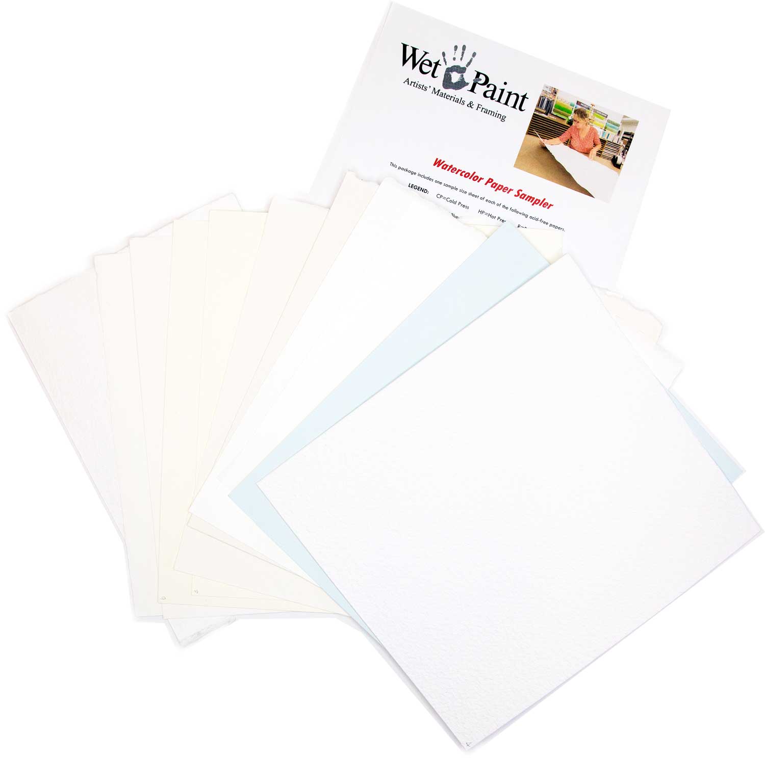 Wet Paint Watercolor Paper Sampler Pack - Wet Paint Artists' Materials ...