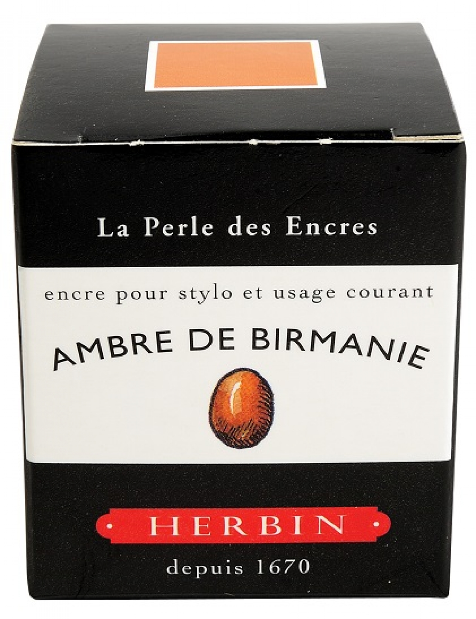 J. Herbin Fountain Pen Ink 30ml Ambre De Birman - Wet Paint Artists ...