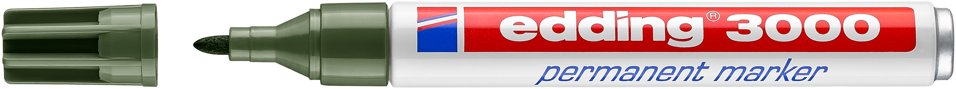 edding 3000 Permanent Bullet Marker Olive Green - Wet Paint Artists ...