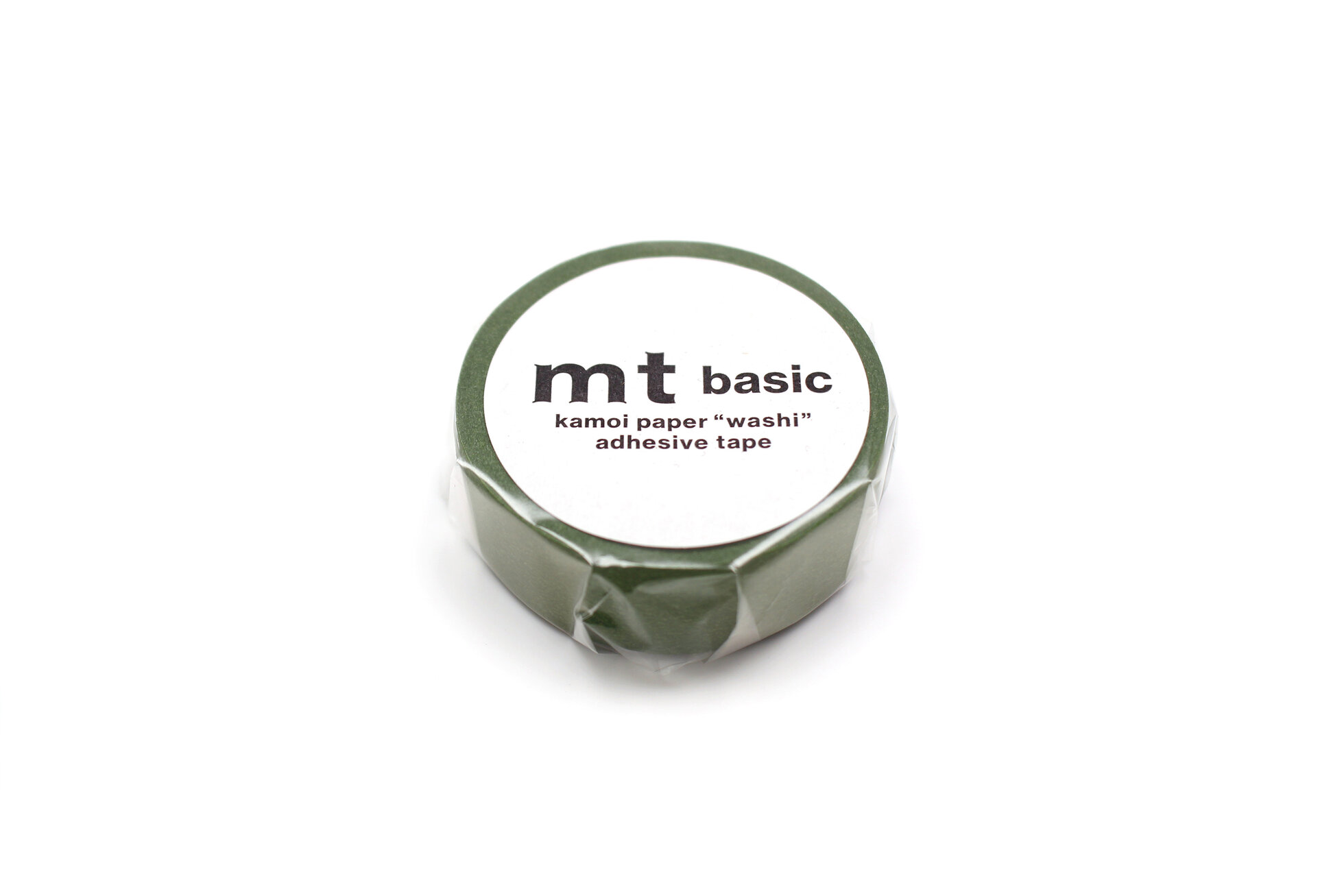 MT Washi Tape Solid Color Matte Olive Green - Wet Paint Artists ...