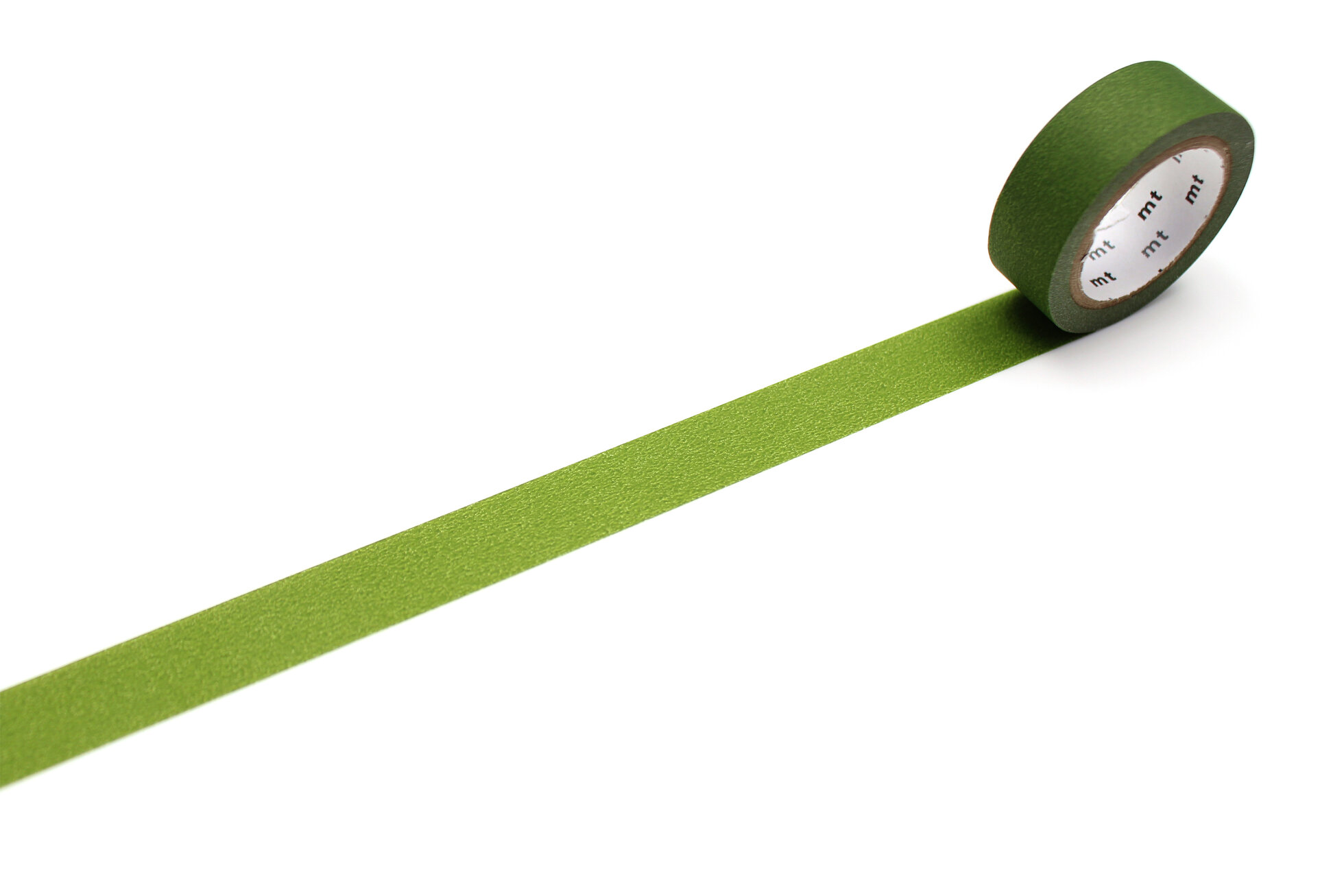 MT Washi Tape Solid Color Matte Olive Green - Wet Paint Artists ...