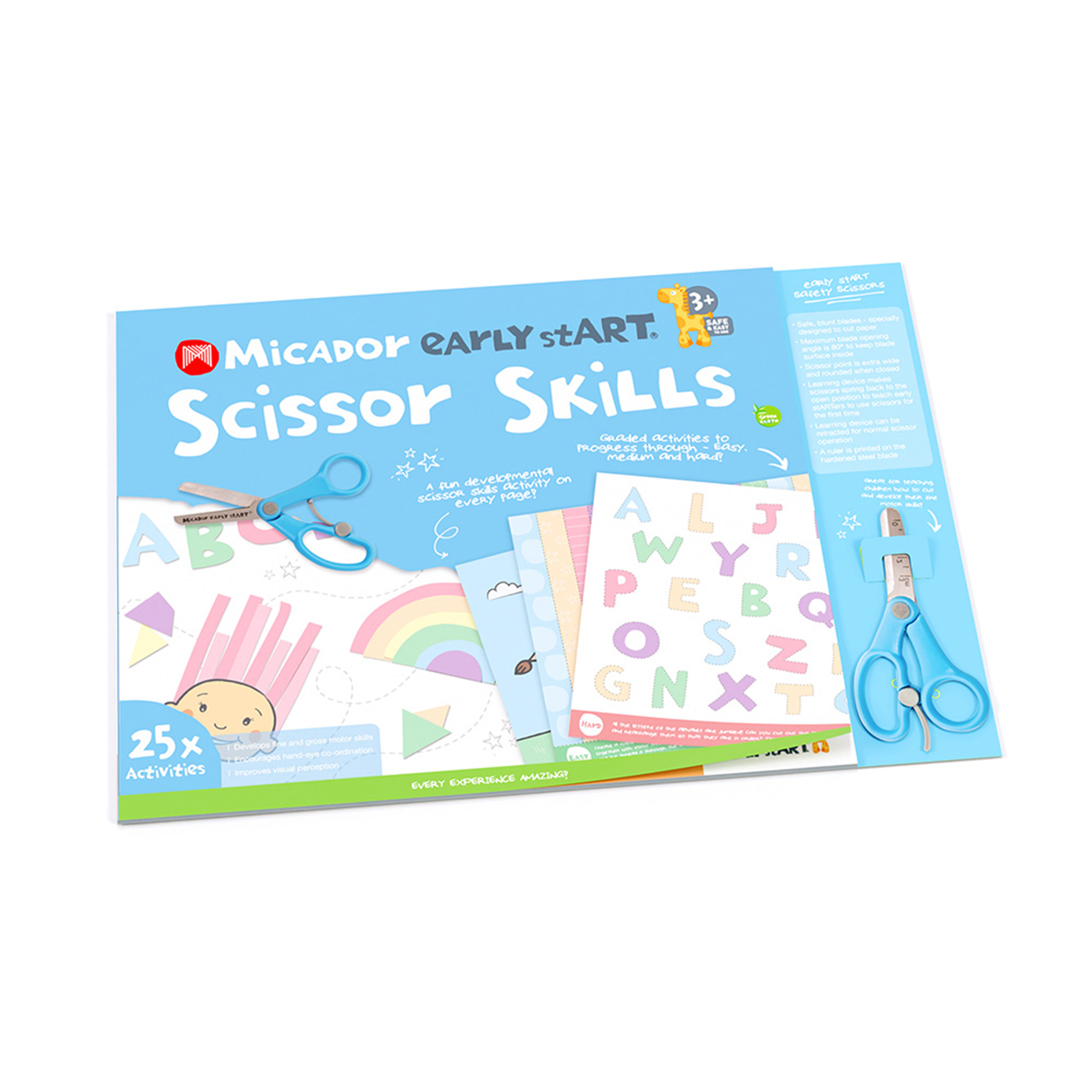 Micador early stART Scissor Skills Pack - Wet Paint Artists' Materials ...