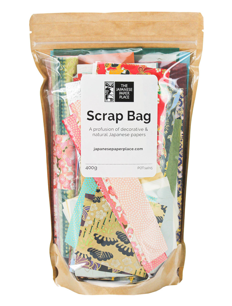 Japanese Paper Place Scrap Bag 400G - Wet Paint Artists' Materials and ...