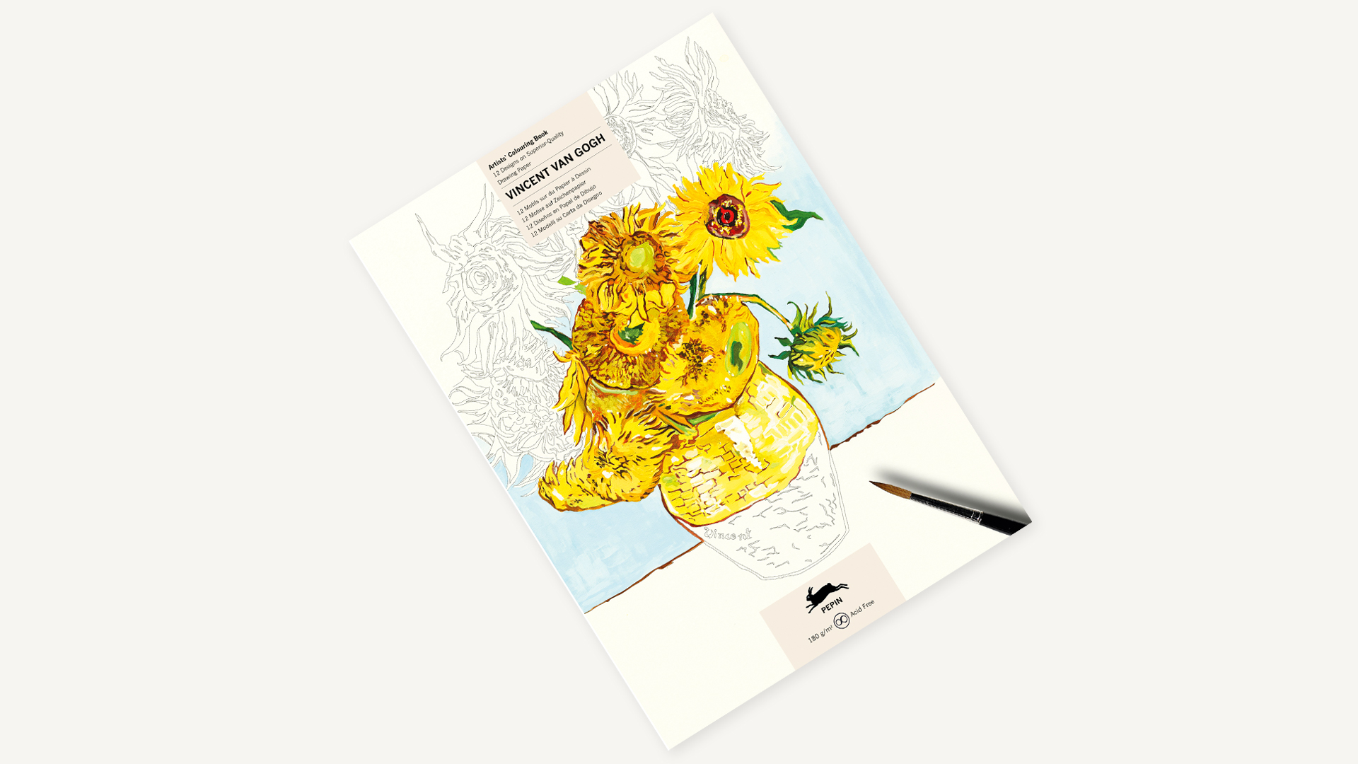 Pepin Press Artists' Coloring Book Vincent Van Gogh Edition 2 - Wet ...