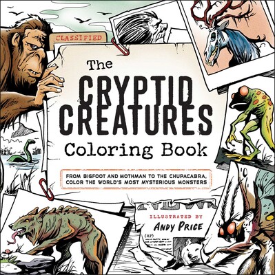 The Cryptid Creatures Coloring Book - Wet Paint Artists' Materials and ...