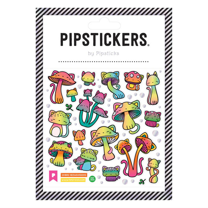 Pipsticks Pipstickers Ombre Meowshrooms - Wet Paint Artists' Materials ...