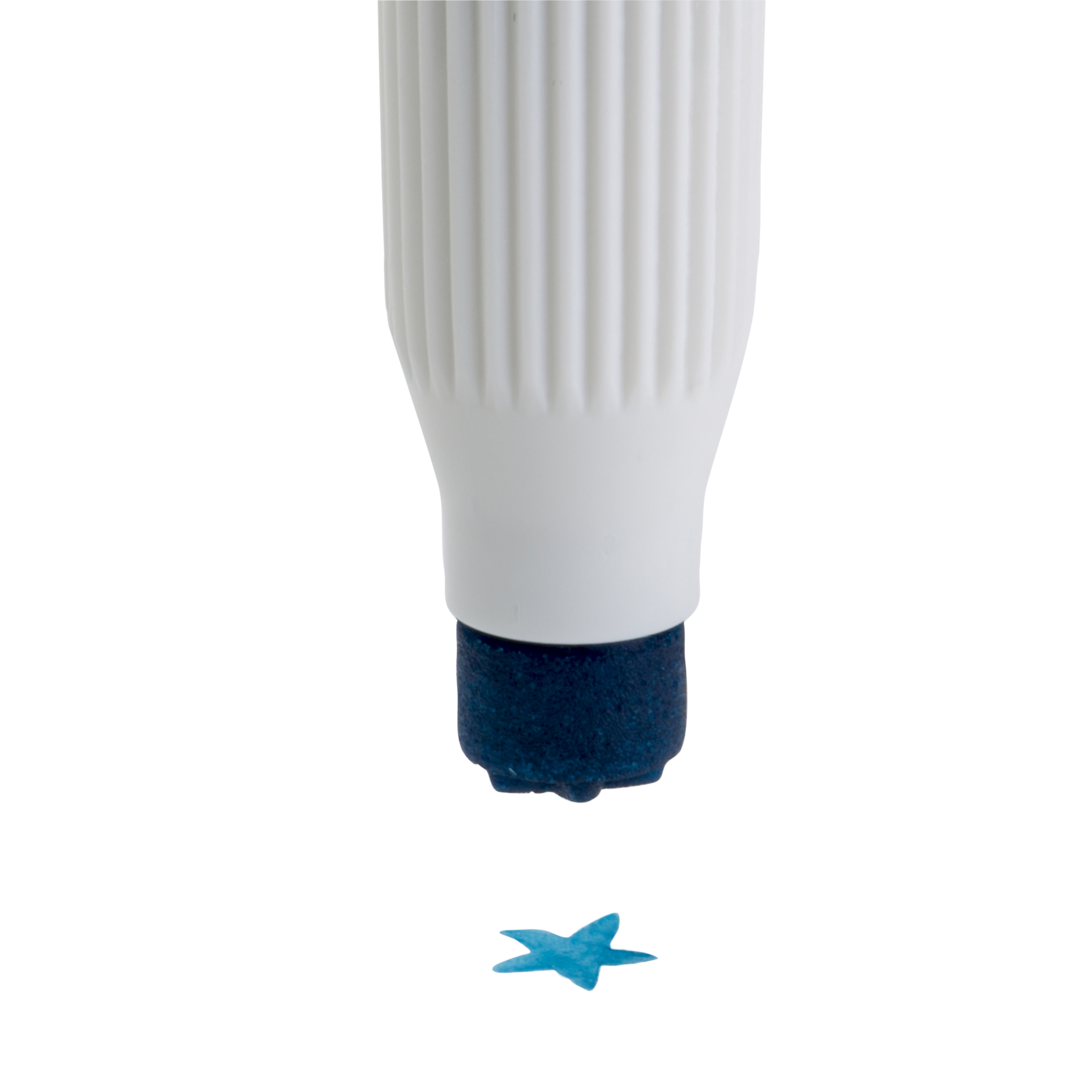 Zebra Mildliner Dual-Tip Stamp Marker Star Cyan - Wet Paint Artists ...