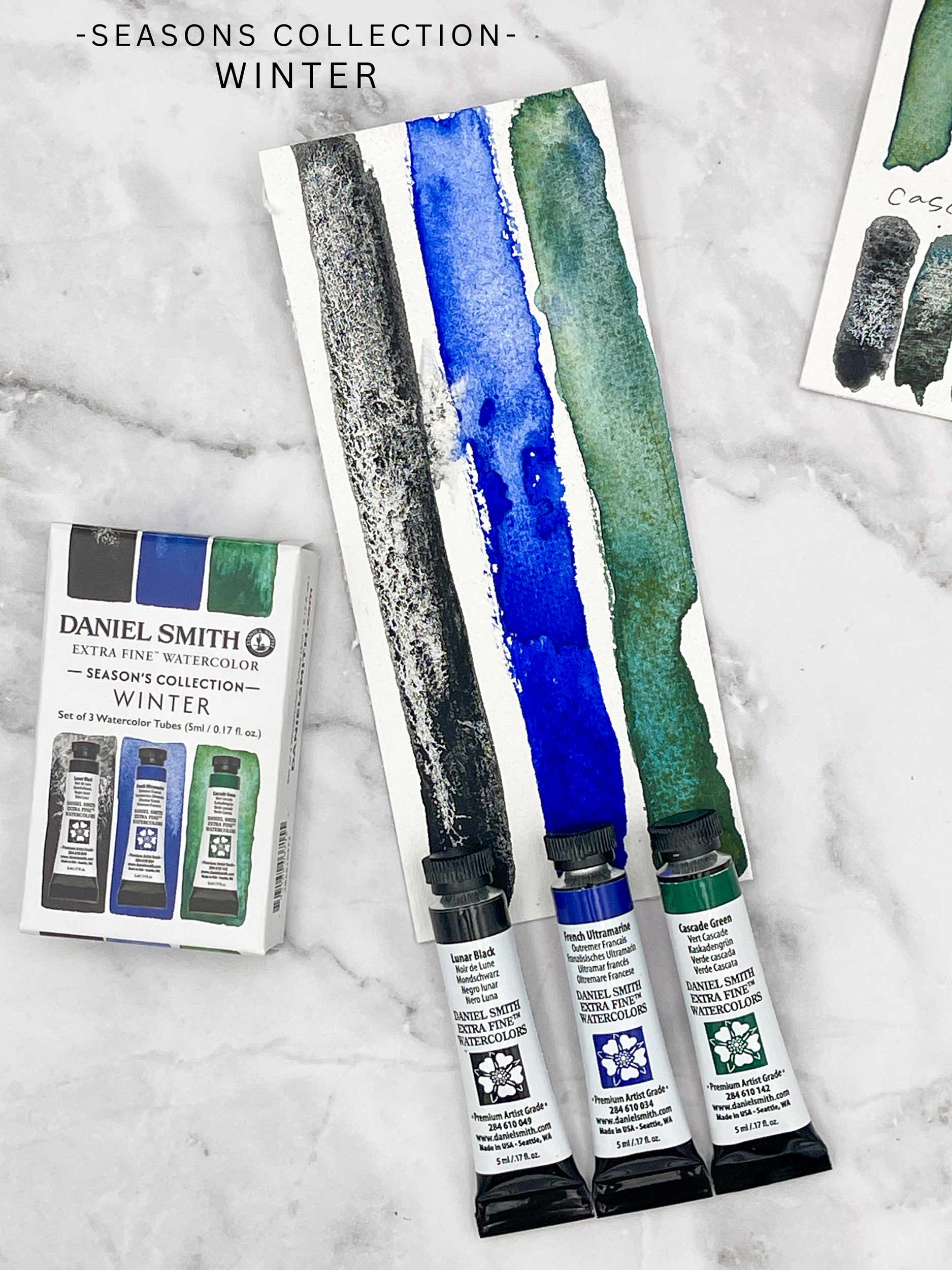 Daniel Smith Watercolor Triad 5ml Tube Set Winter - Wet Paint Artists ...