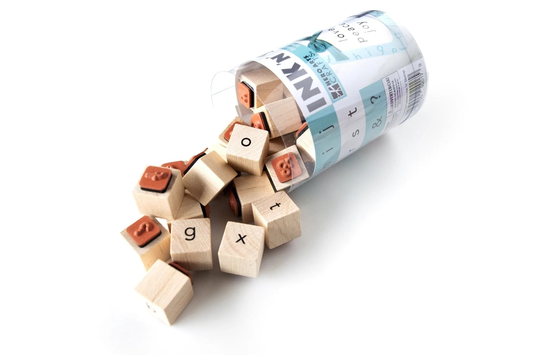 Hero Arts Essential Letters Woodblock Ink 'n' Stamp - Wet Paint Artists ...