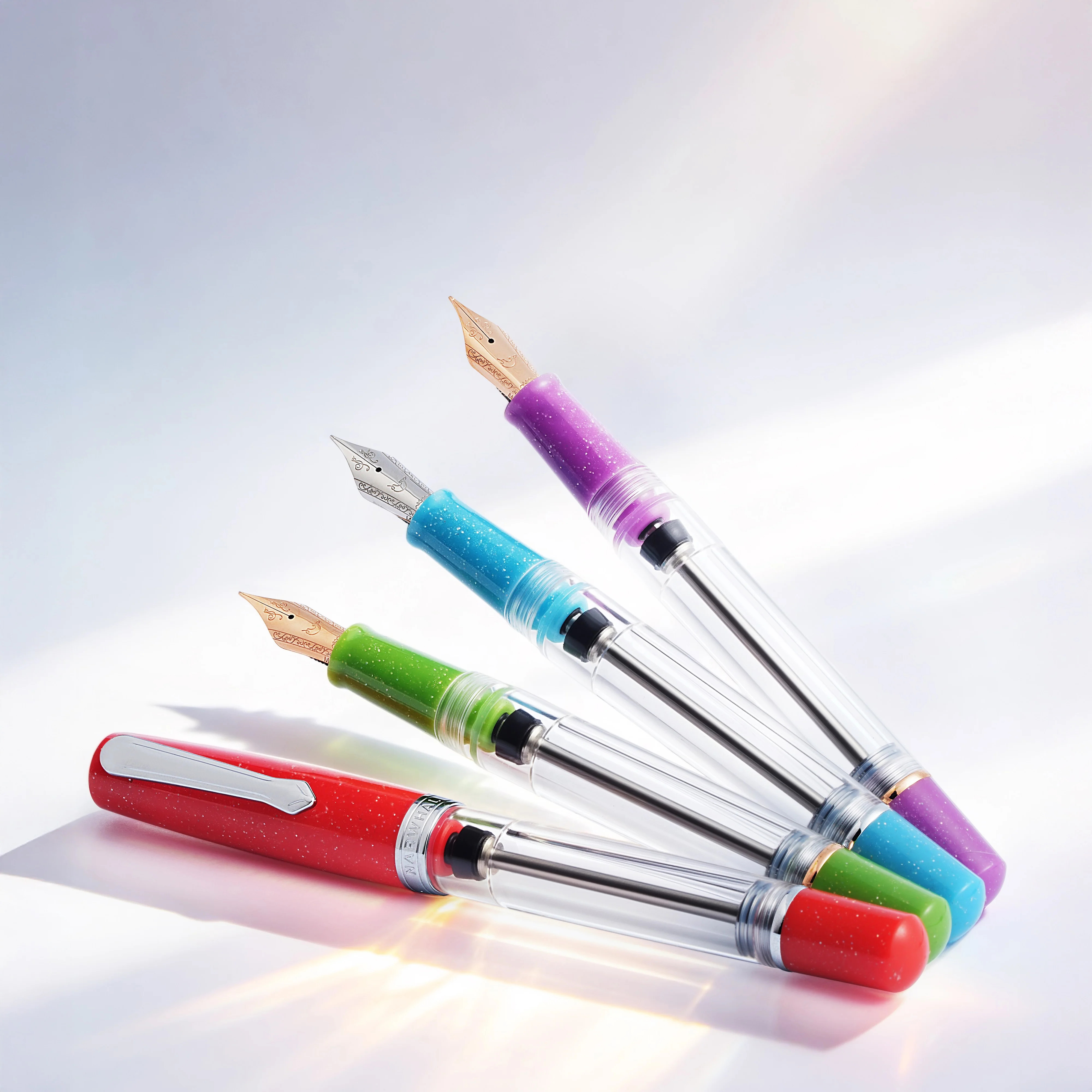 Nahvalur Original Plus Fountain Pen Pistachio EF - Wet Paint Artists ...